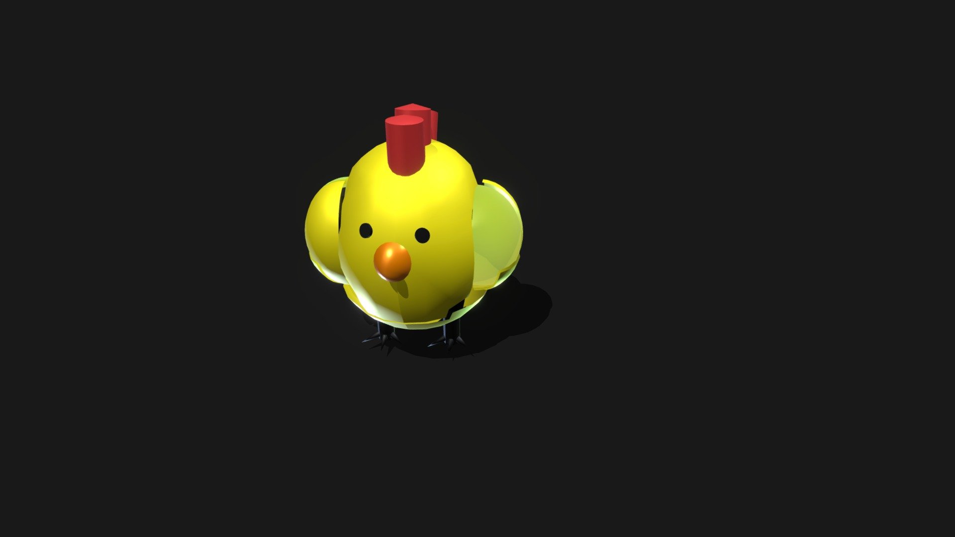 cyborg chicken from senai - 3D model by Elvis Thermo (@elvis.thermo ...