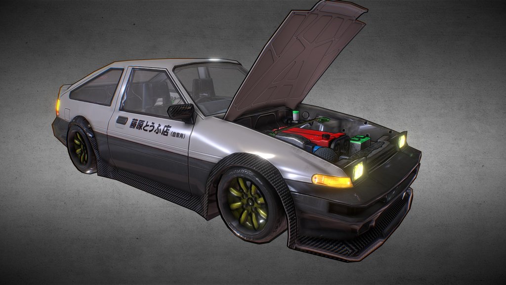 Initial D - A 3D model collection by Gepa - Sketchfab