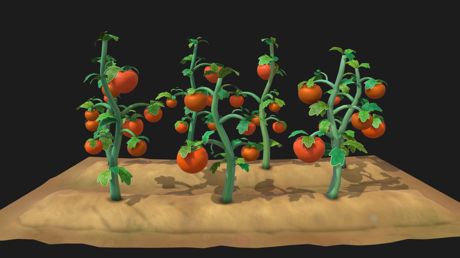 tomato farm - Buy Royalty Free 3D model by ostrich (@gohean33) [069a551 ...