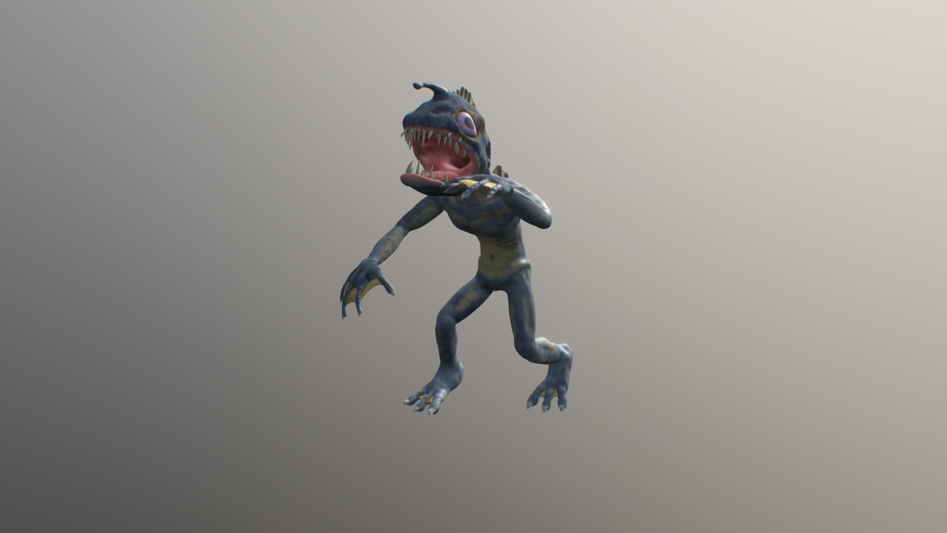 Fin the sea monster - 3D model by MichaelFalcone [069af60] - Sketchfab