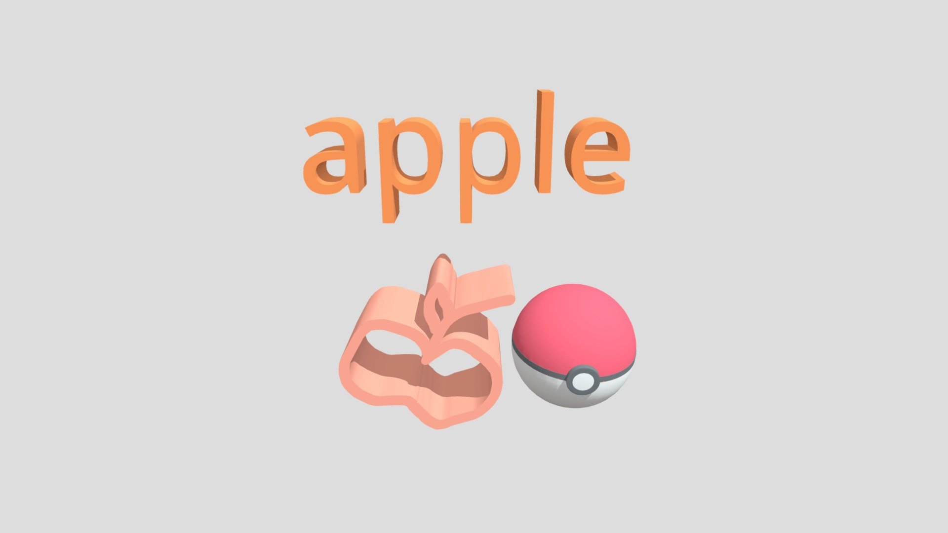 An Apple With Ball - Download Free 3D model by Po219 [069b940] - Sketchfab