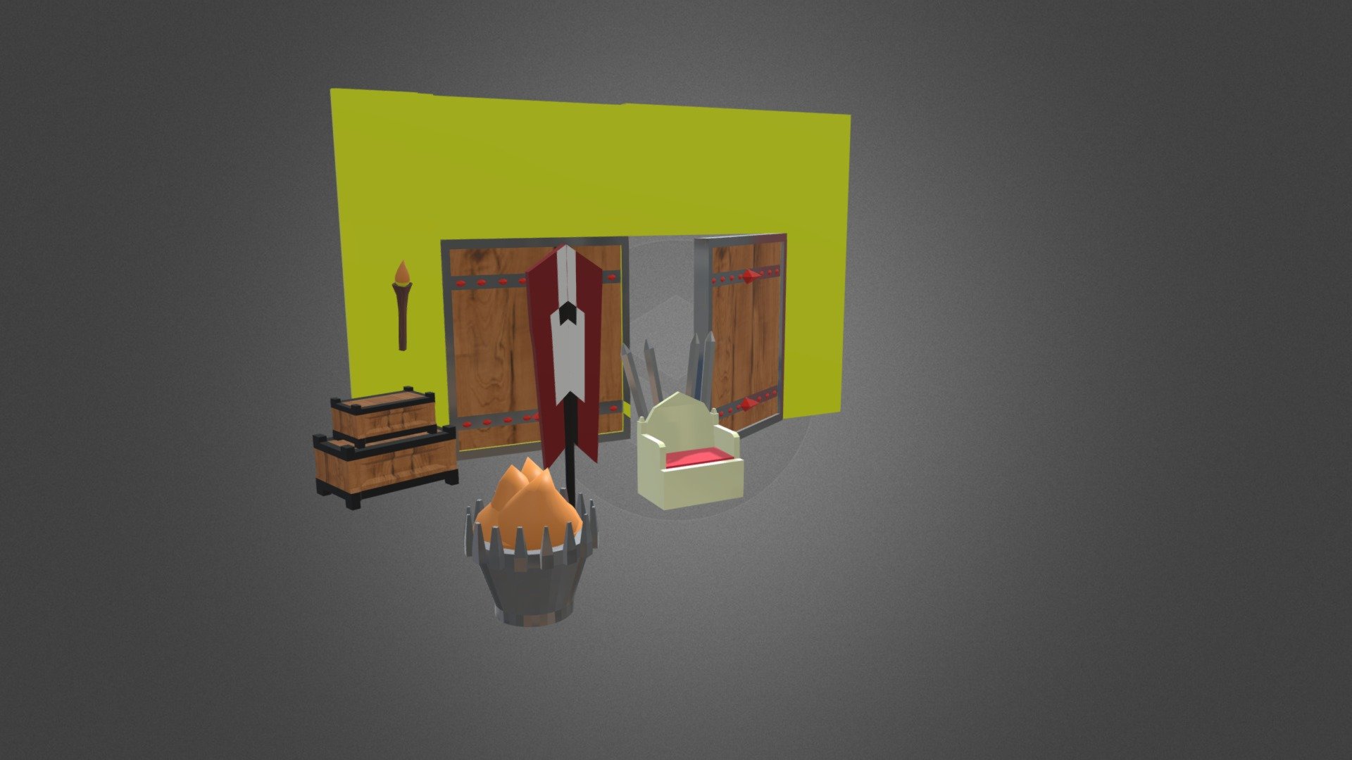 Props The Castle room - Download Free 3D model by aspioneras [069bb75 ...