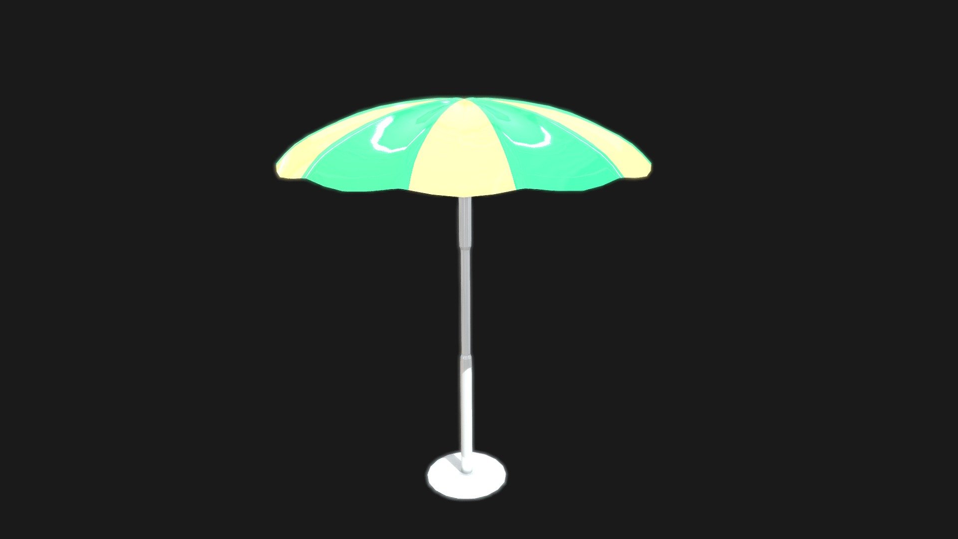 Low Poly Umbrella - 3D model by BANDANNA (@BAND_ANNA) [069bde6] - Sketchfab