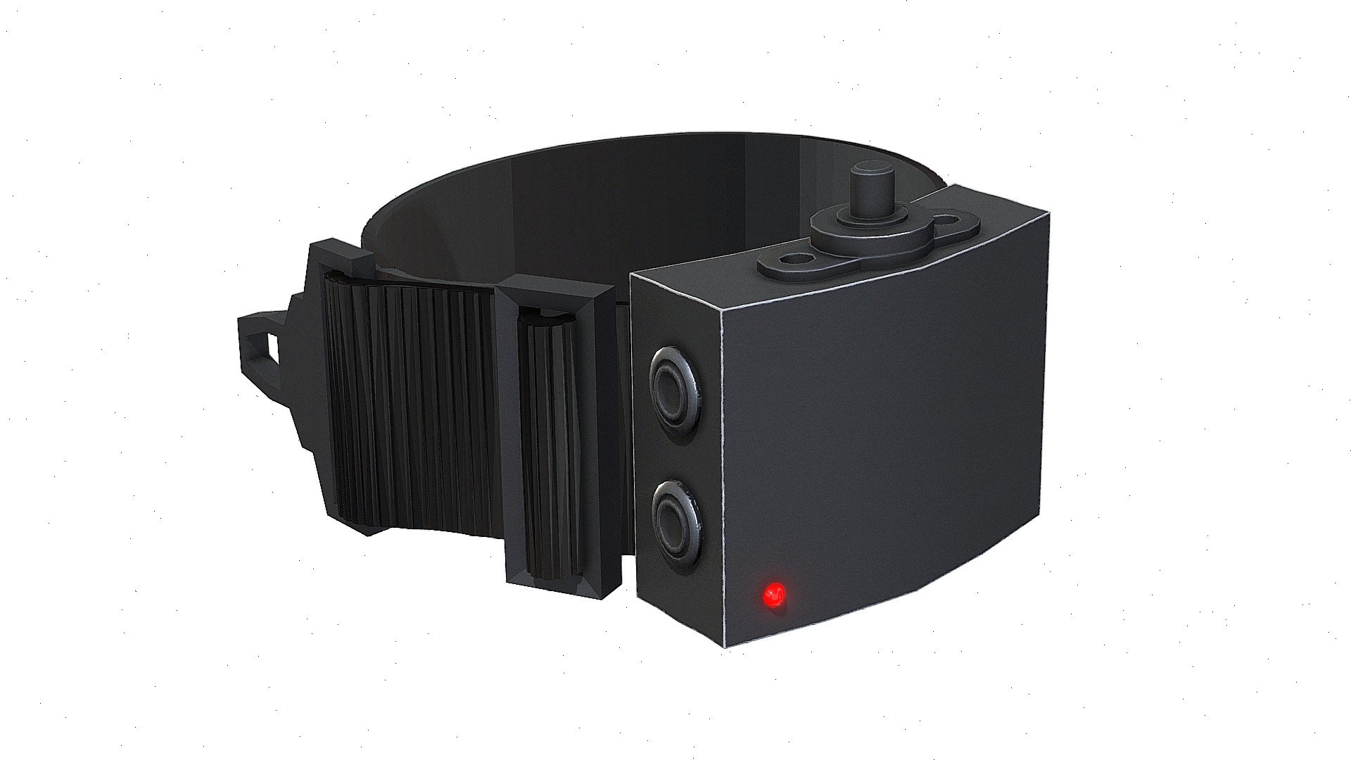 Electronic monitoring ankle bracelet 3D Model - 3D model by ...