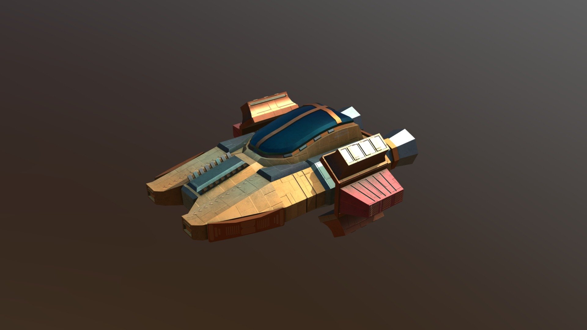 Spaceship - 3D model by KelthorPower [069cb95] - Sketchfab
