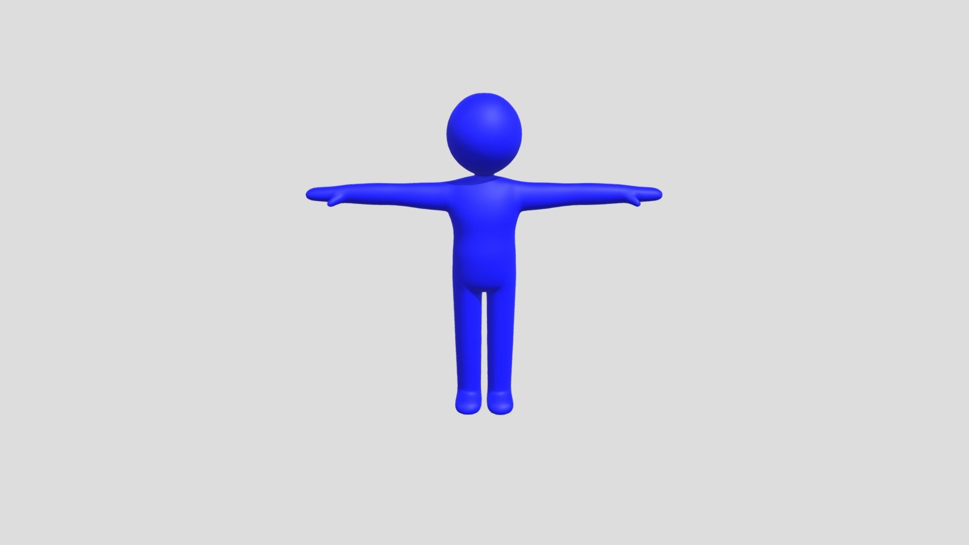 Stickman (Fully Rigged And Controller added) - 3D model by ...