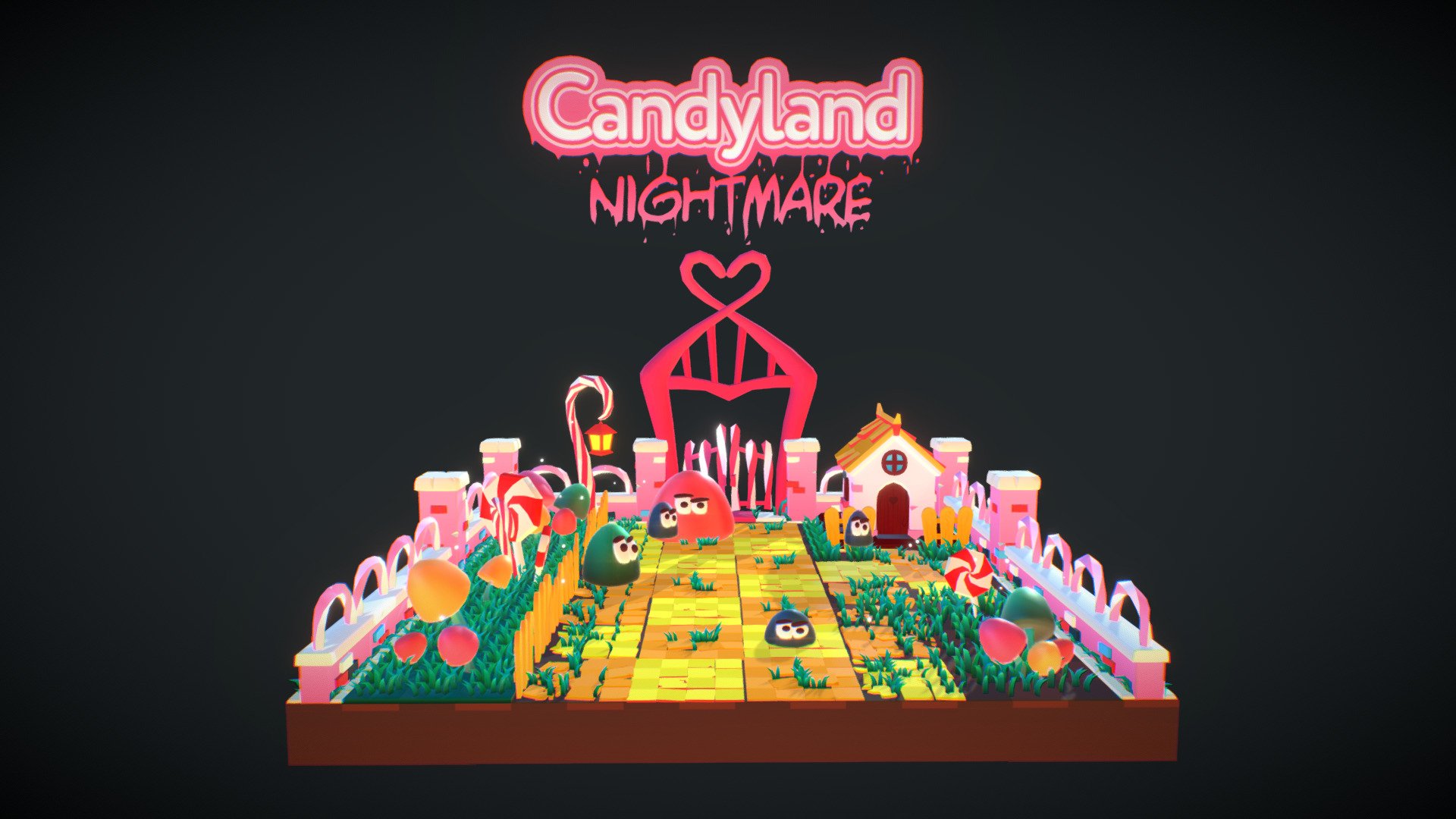 Candy Land Nightmare Scene1 - 3D model by BabyBottleStudio (@babybottle ...