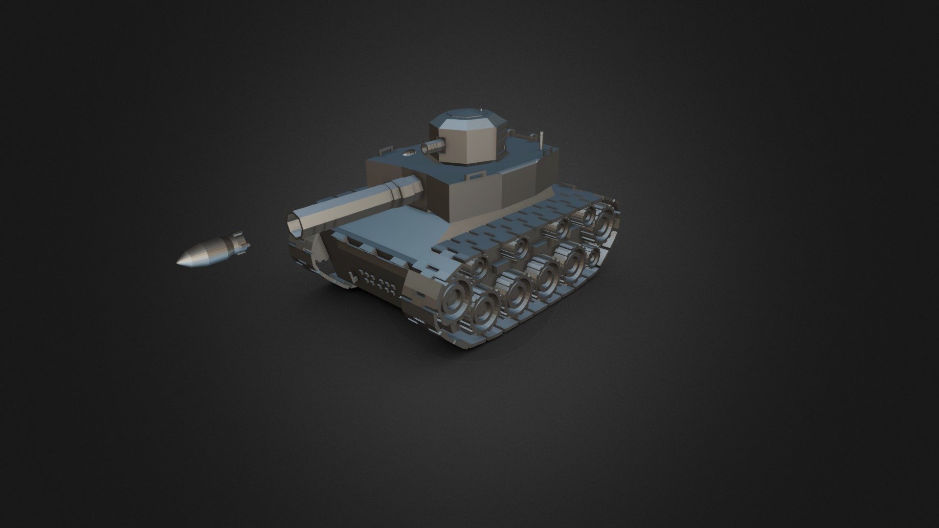 Combat Tank - Download Free 3D model by Clearoehn [069e694] - Sketchfab
