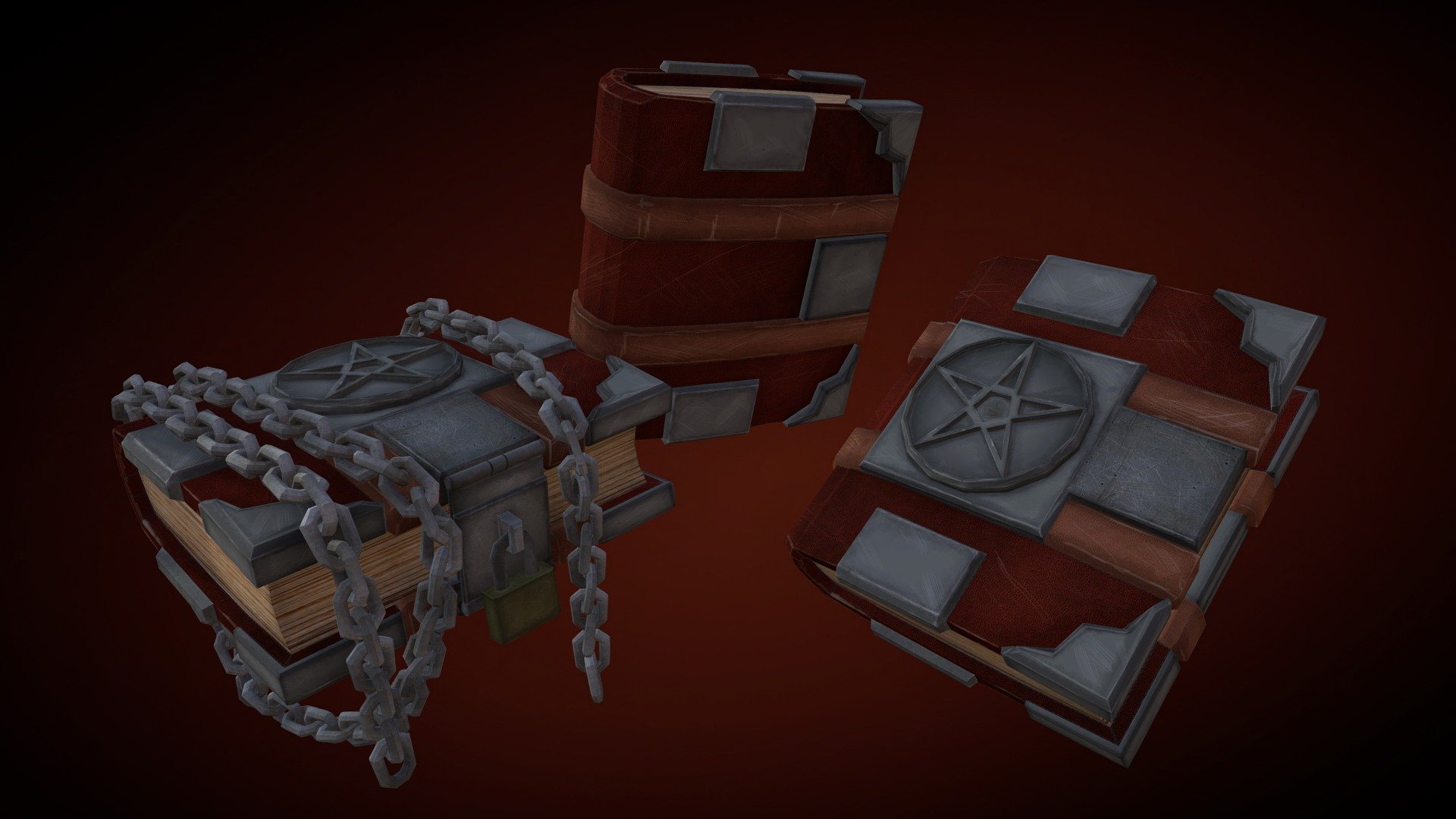 Locked Spell Book - 3D model by Antoine COSTE (@Antoine_COSTE) [069e822 ...