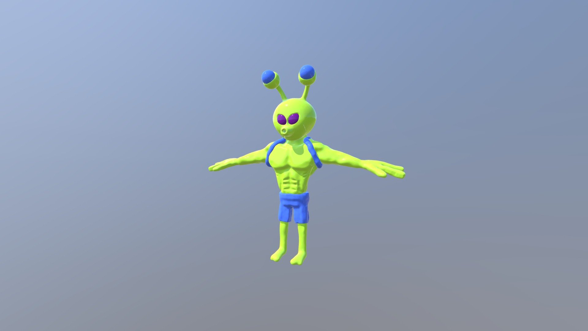 Alien2 - 3D model by koshasnc [06a14fe] - Sketchfab