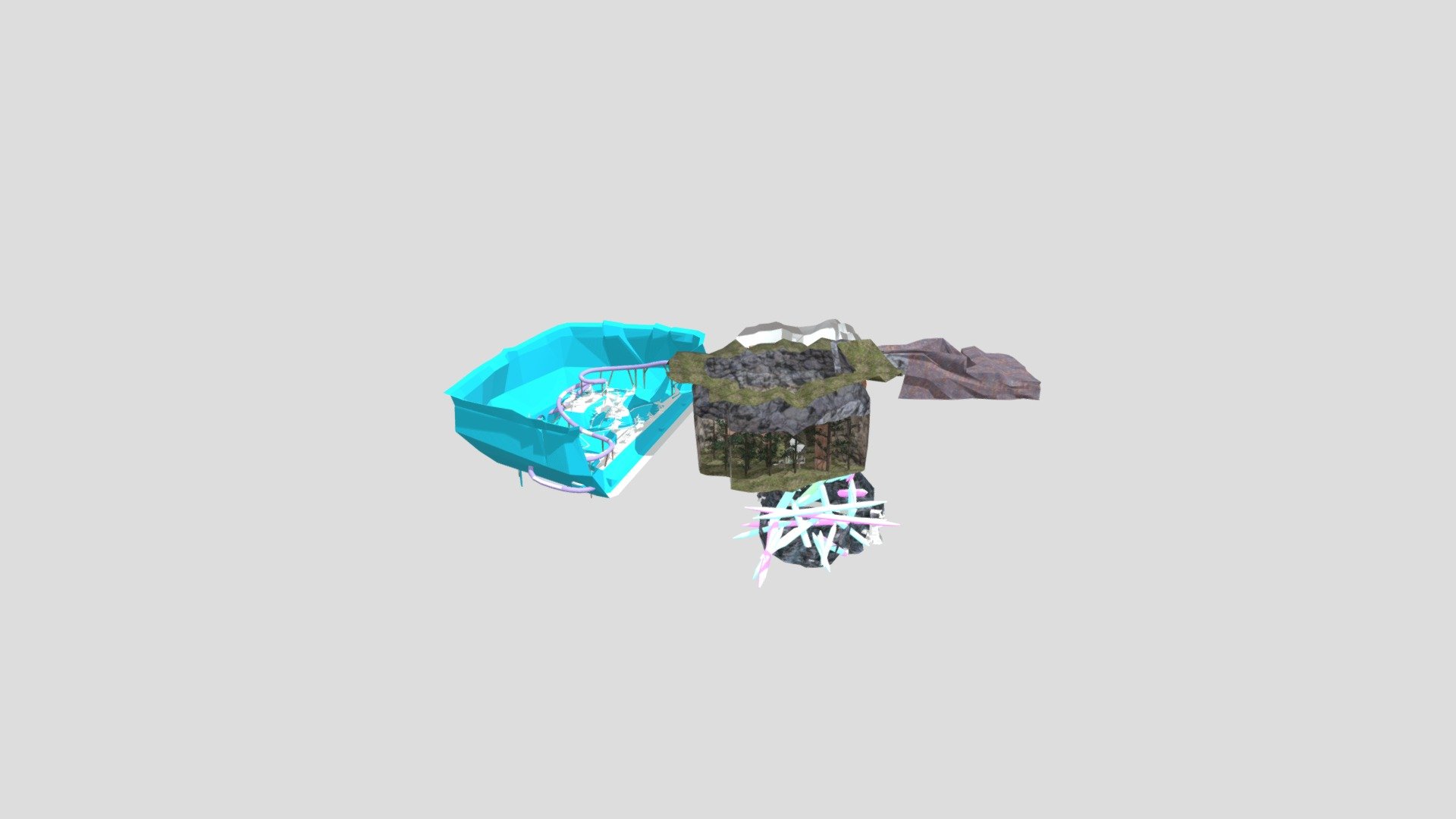 Forset and city gorilla tag - Download Free 3D model by Pixelprimate ...