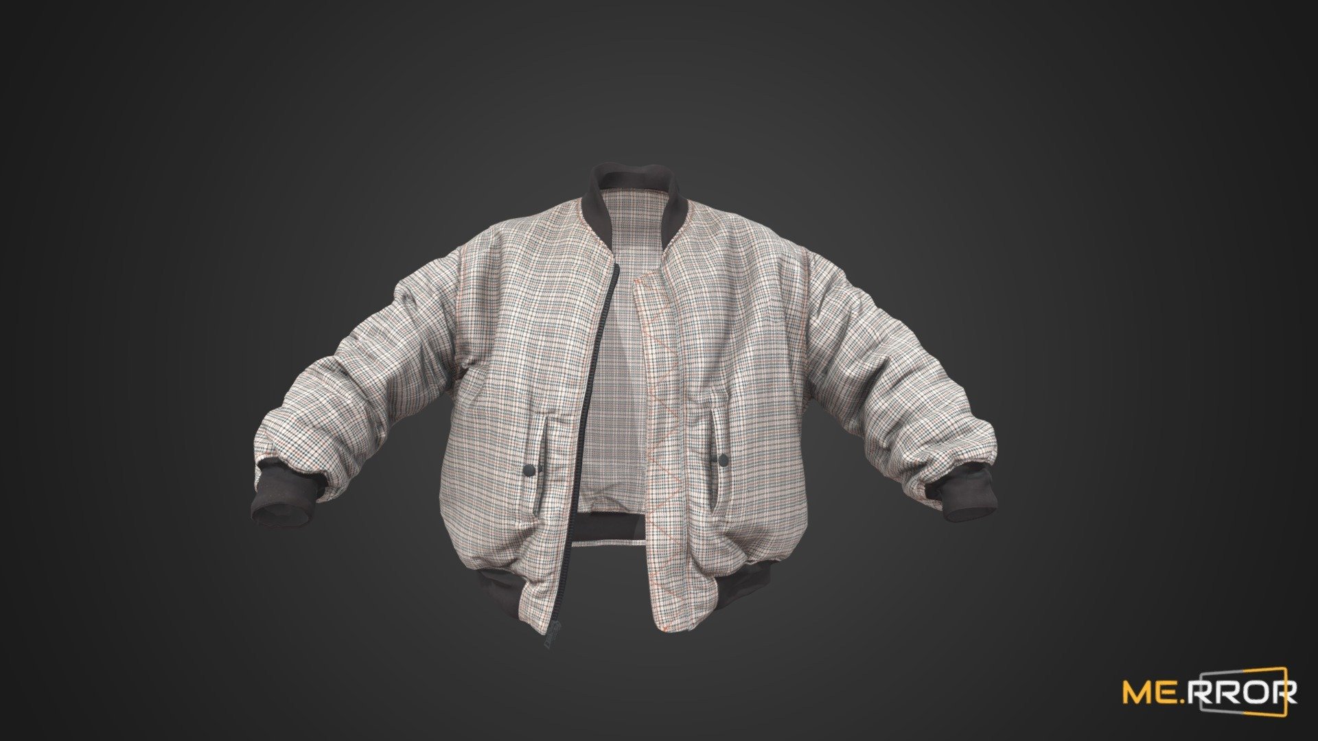 [Game-Ready] Brown Check Jacket - Buy Royalty Free 3D model by ME.RROR ...