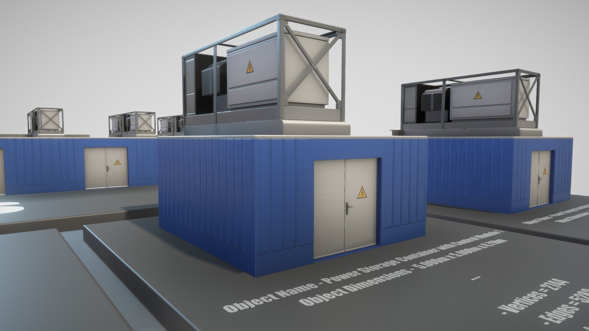 Power Storage Containers Version 2 - Buy Royalty Free 3D model by VIS ...