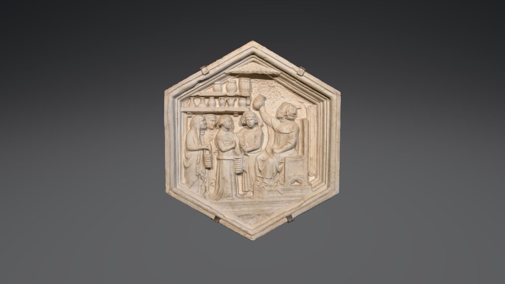 Formella 1 - Il lavoro dei progenitori - 3D model by michele.borghesi ...