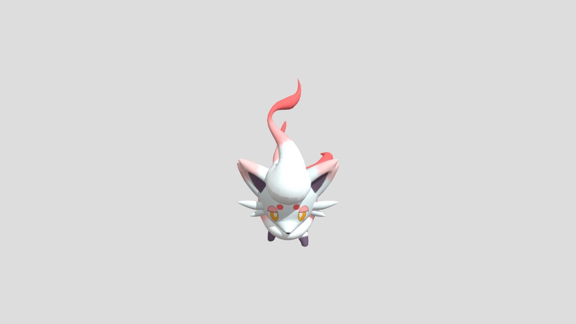 Mobile - Pokemon HOME - 570 Hisuian Zorua - 3D model by Cubone0711 ...