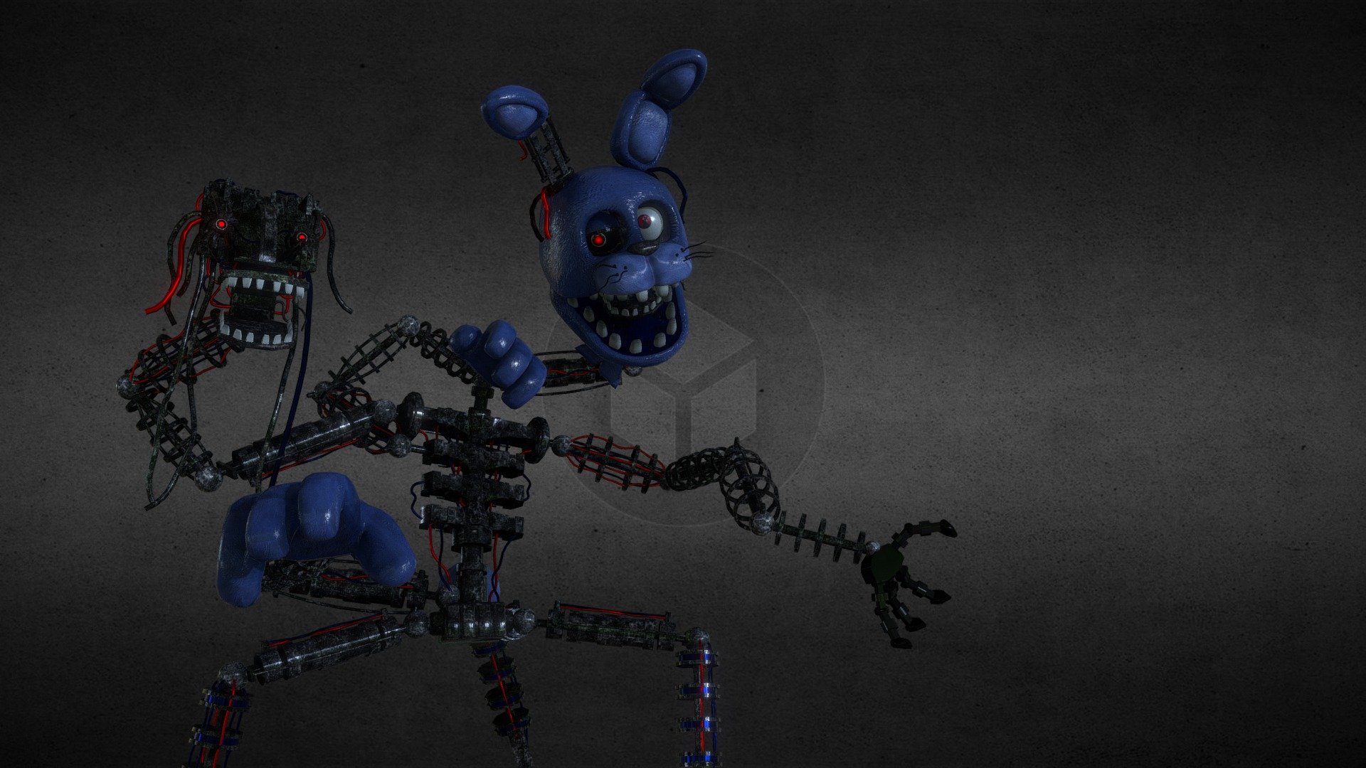 Mangled Bonnie - Download Free 3D model by NVIRA (@IntellMove) [06a91de] - Sketchfab