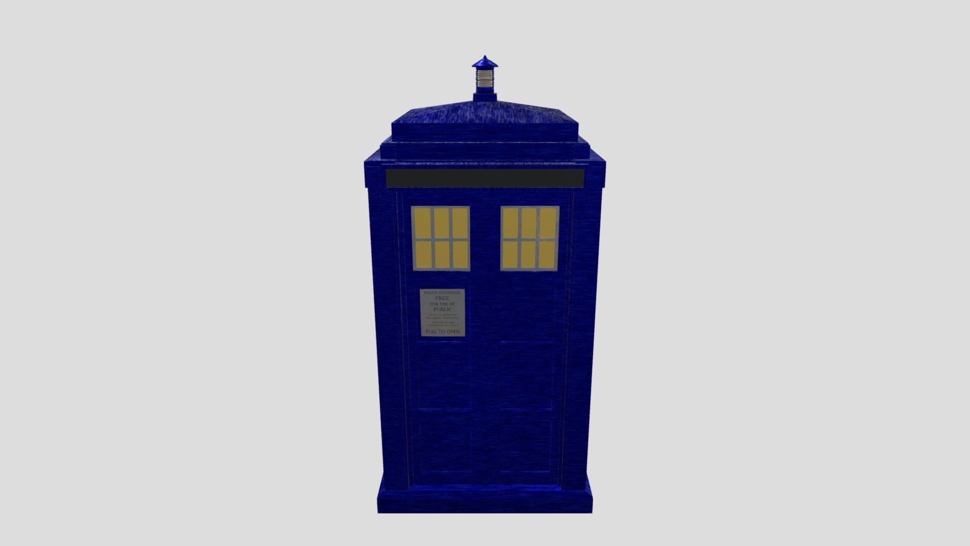 Tardis - Download Free 3D model by Dex (@Venomousgaget) [06a9467 ...