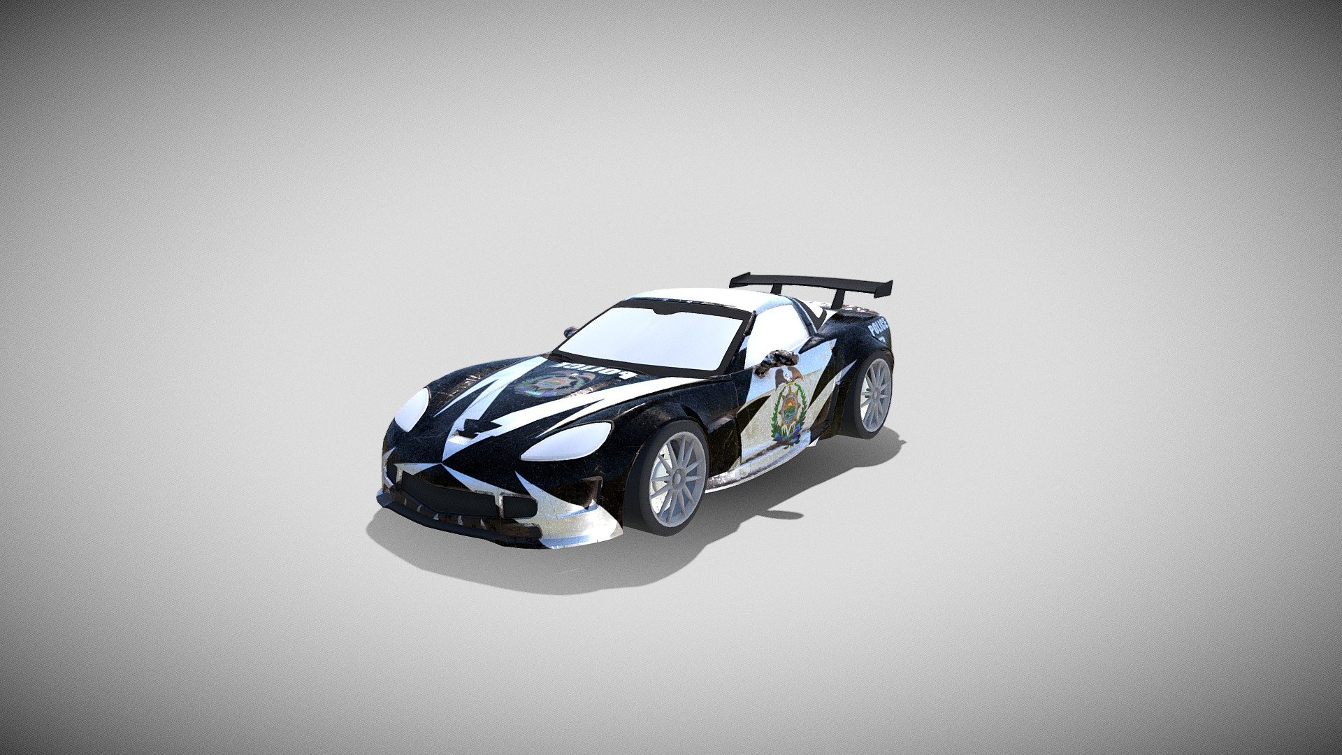 2006 Chevrolet Corvette C6 Z06 "Cross" - 3D model by 16585 [06a9534 ...