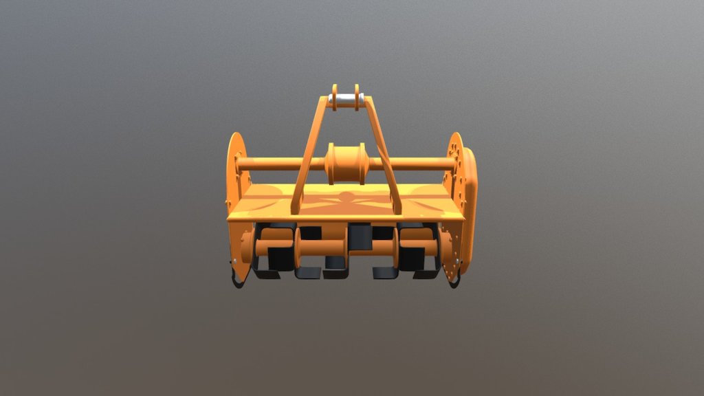 ROTAVATOR CM1050 Mid - 3D model by oneliner [06ab8df] - Sketchfab