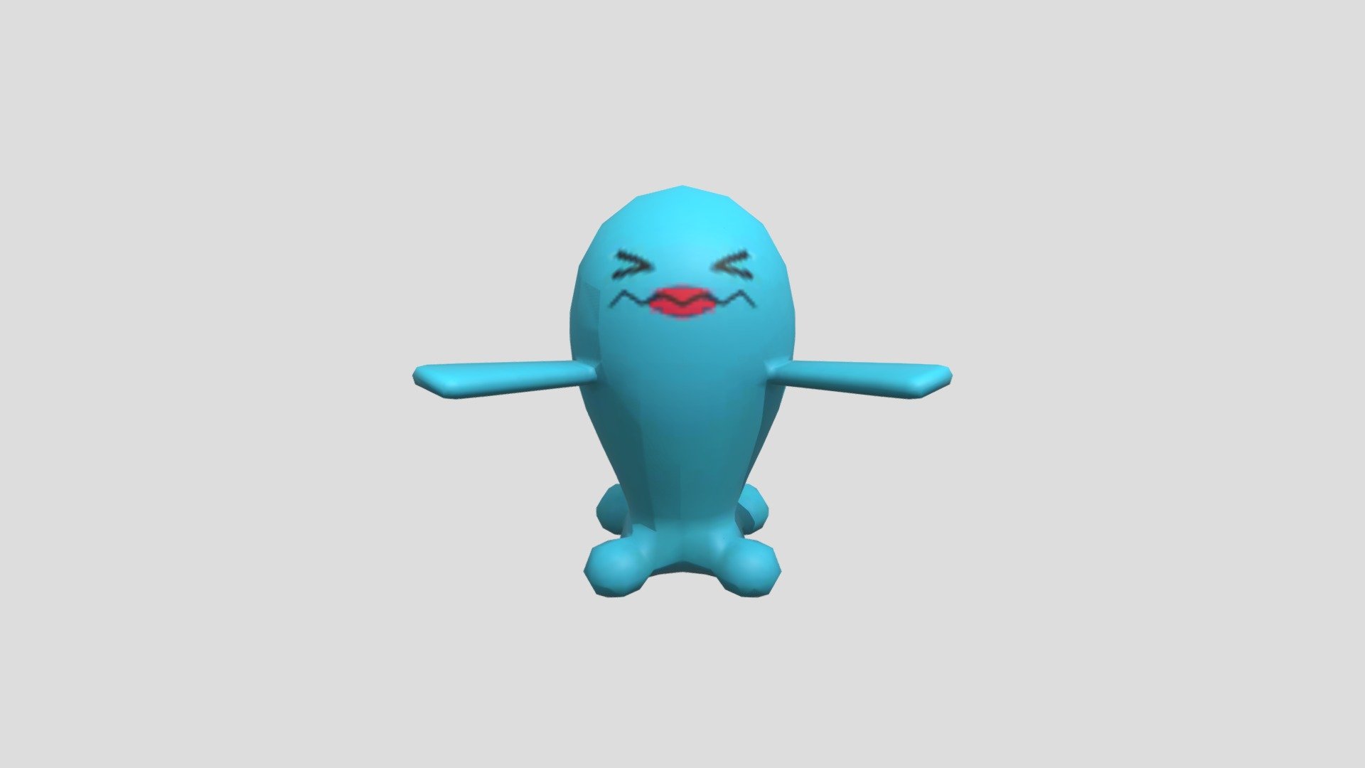 Wobbuffet - Download Free 3D model by nguyenlouis32 [06accb8] - Sketchfab