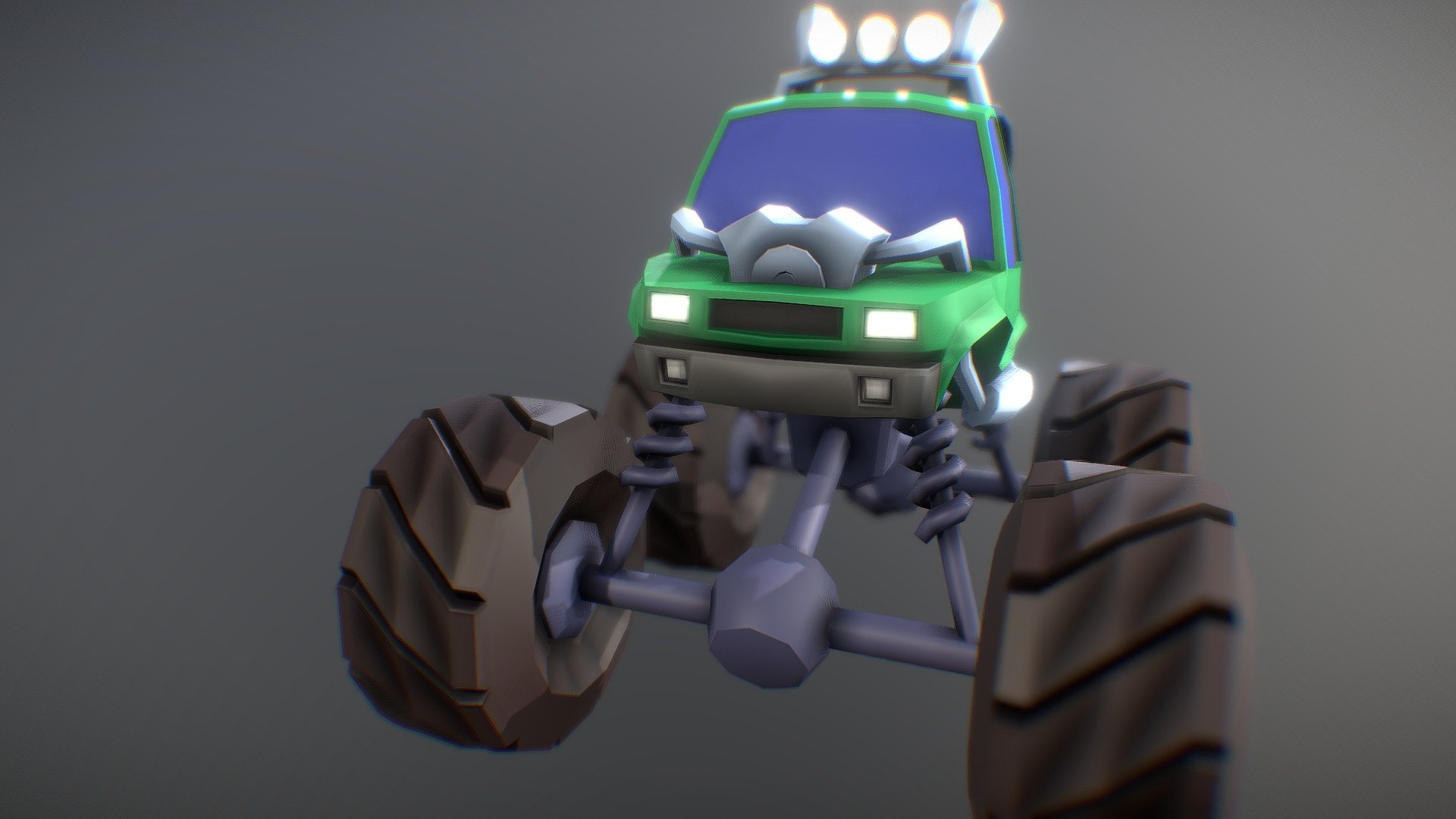 Monster Truck Lowpoly - 3D model by Alex Gomes (@Bsheep_) [06acf9e ...