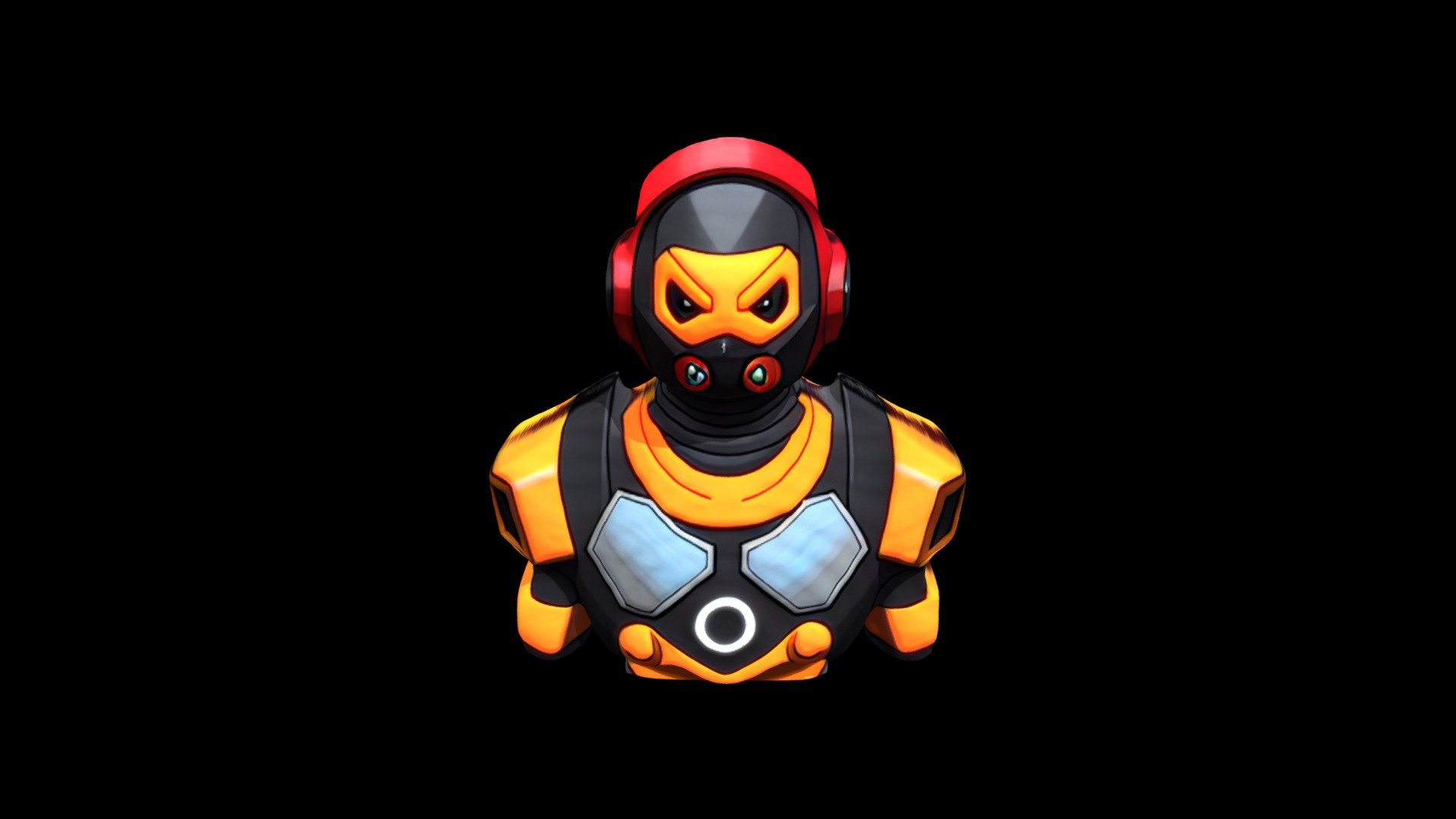 Helmet Mask Robot Cartoon 2010 - Download Free 3D model by klrxyz ...