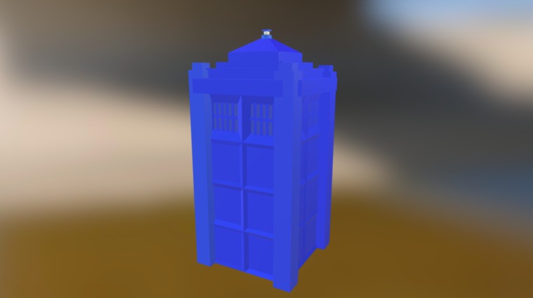 Tardis - 3D model by RebeGlez [06b1f06] - Sketchfab