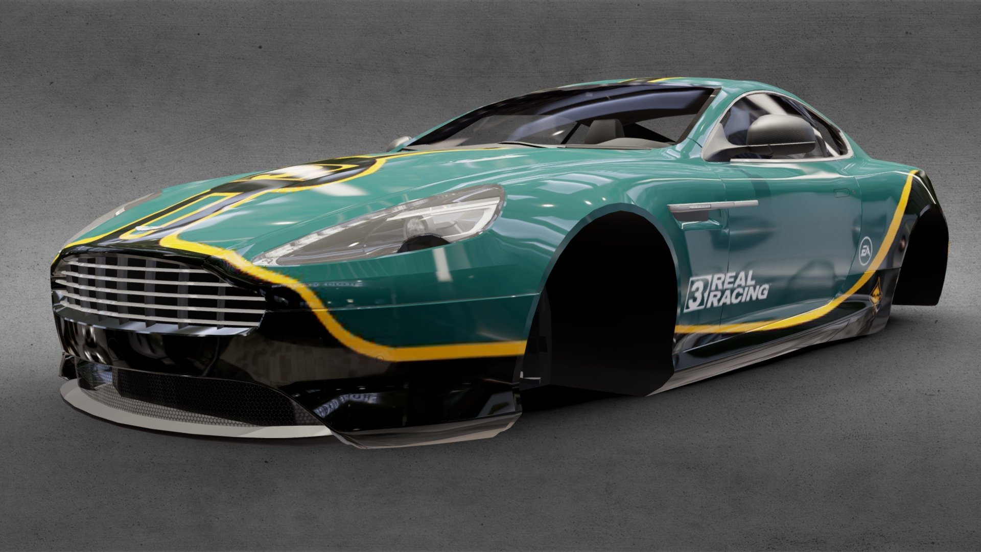 [Real Racing 3] 2012 Aston Martin DB9 - Download Free 3D model by ...