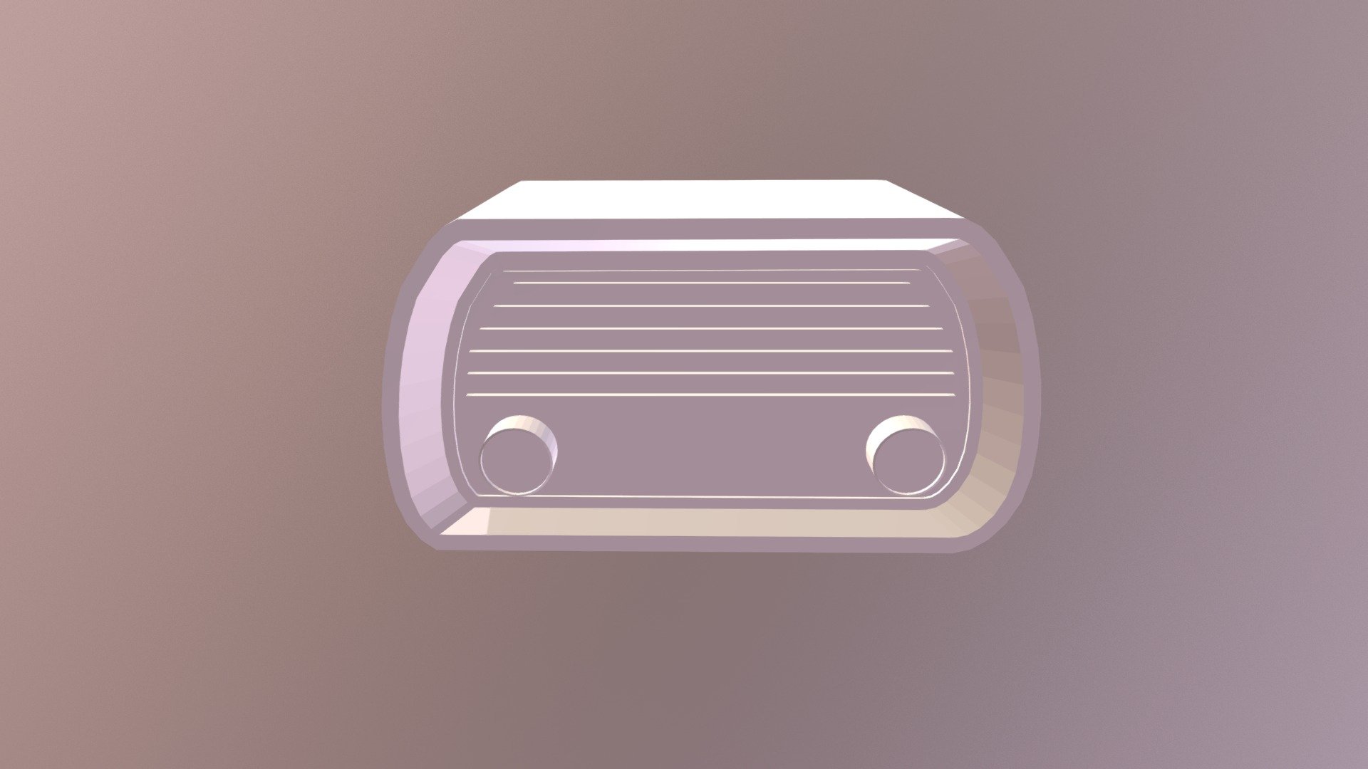 Radio - 3D model by yerrieherrie [06b5dfb] - Sketchfab