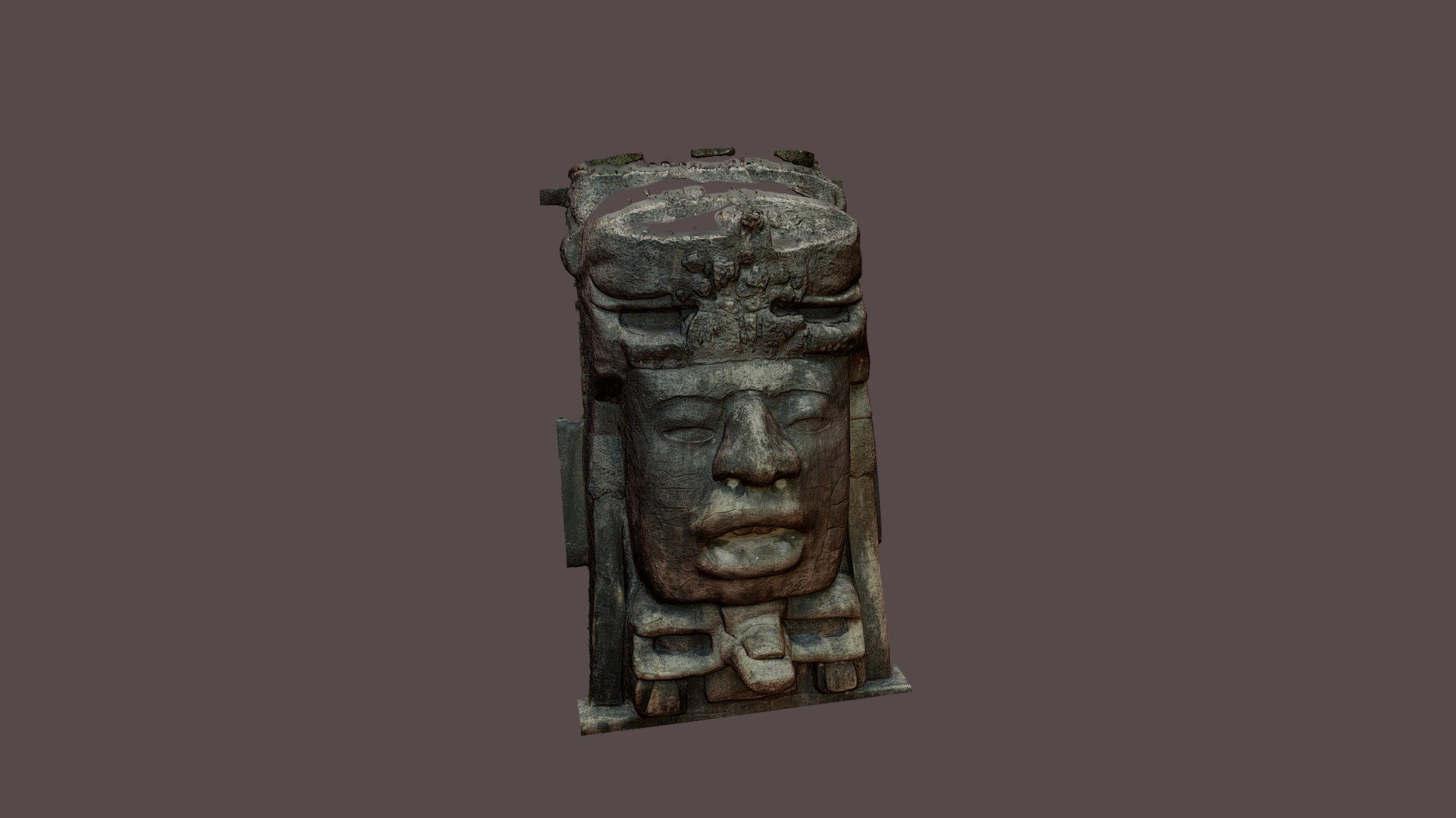 Sculpture Maya du Belize - 3D model by FLYING MANTA Drones & ROV ...