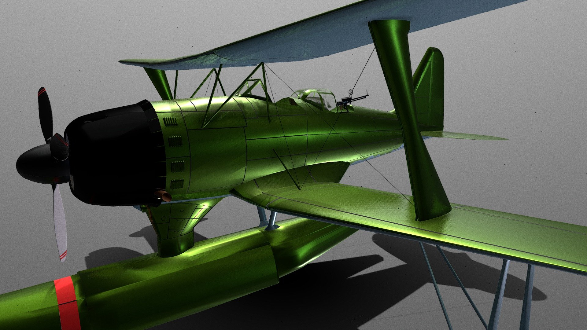 Mitsubishi F1M - Download Free 3D model by CloudHubOmniTeam (@cloudhub ...