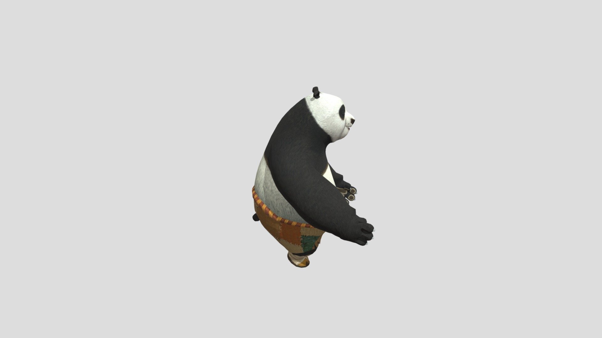 Kung Fu Panda Dancing - Download Free 3D model by 3D by Renato ...