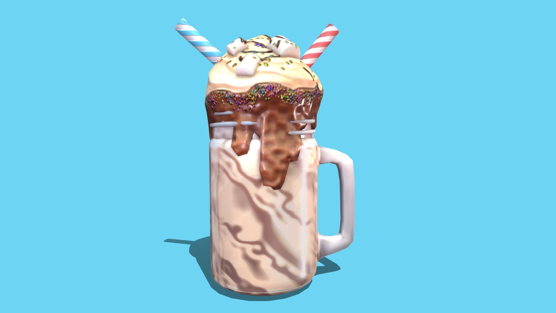 Tasty Desert - 3D model by Mythreber [06b90e0] - Sketchfab