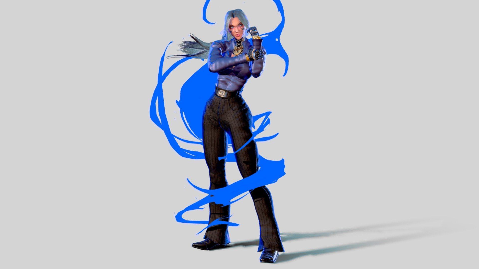 Stylized Female Fighting Character - Viktoria - 3D model by Hisqie ...