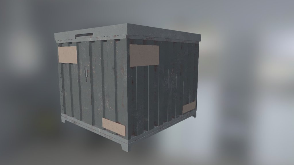 WIP Metal Gear Solid Cargo Dock Container01 - 3D model by cyba [06babe3 ...