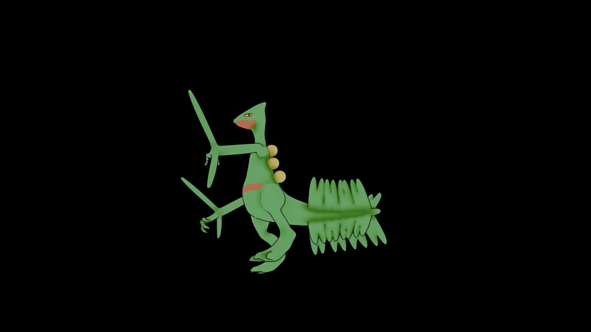 Sceptile - 3D model by Uninspirational [06bd2f1] - Sketchfab