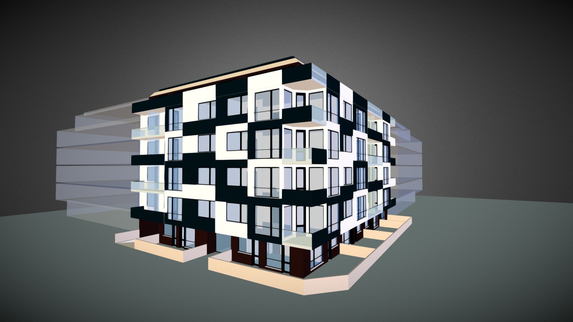 The Yin-Yang Building - 3D model by Svilen Nenchev (@svilennenchev ...