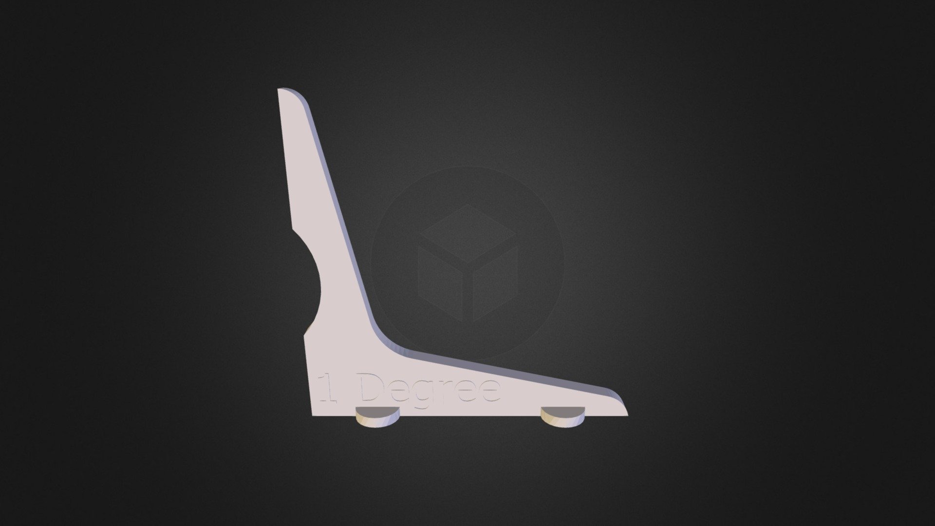 1-degree camber guide for 1/10-scale RC cars - 3D model by 3dindustries ...