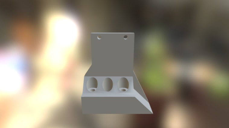 Bottom Smooth Rod Holder-cum-yend-stop Holder - 3D model by pradnya ...