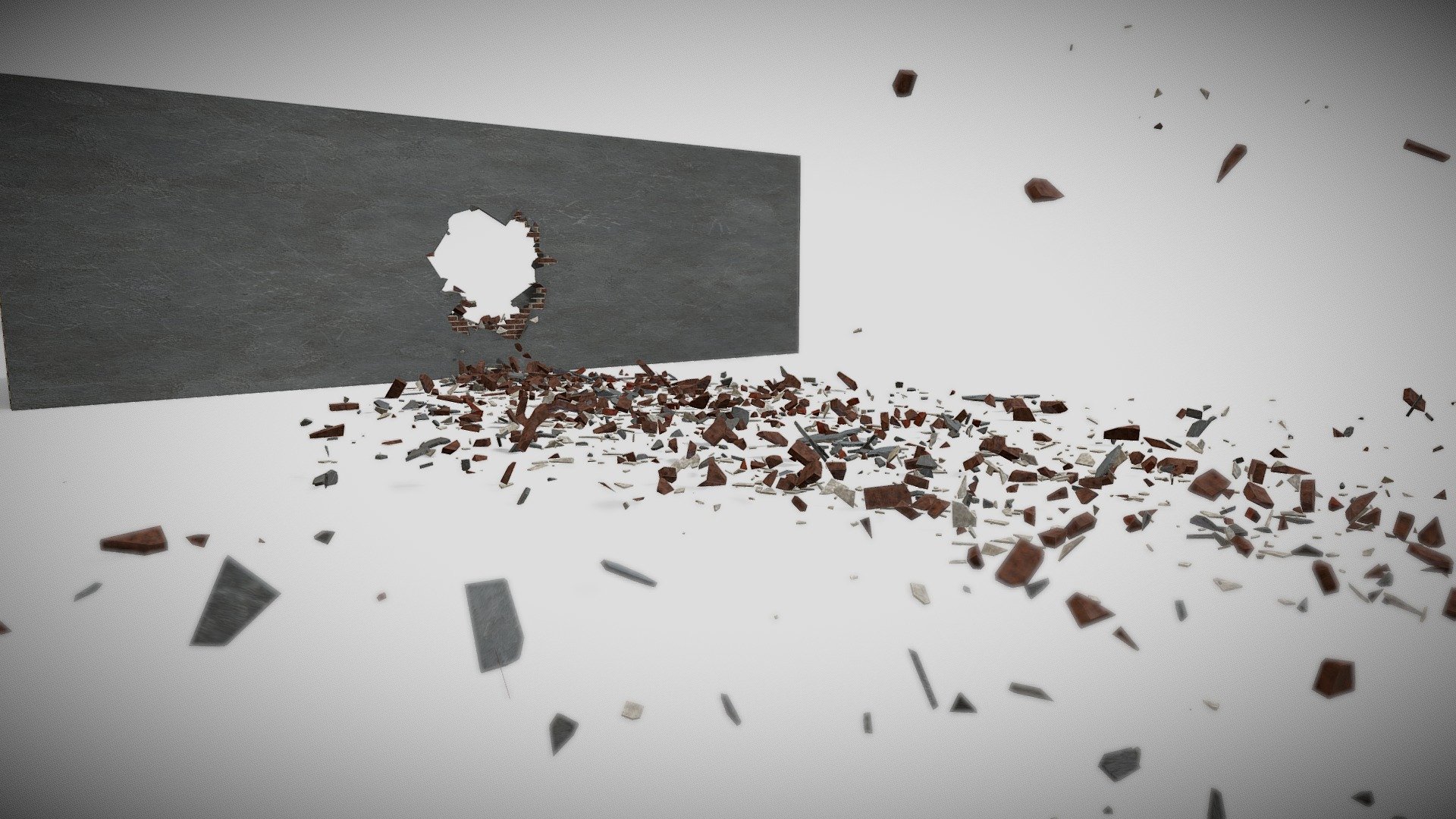 Bomb Crack_BrickWall_01_Center_Strong - Buy Royalty Free 3D model by ...