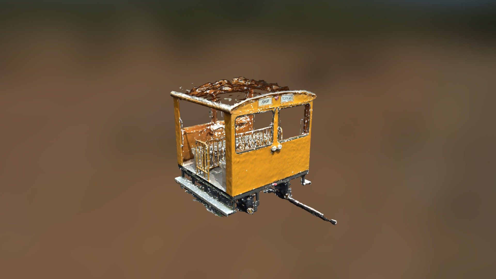 Rail Car miniature at Rail Corridor - 3D model by jessearmand [06c1b2f ...