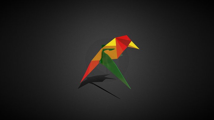 Origami-bird 3D models - Sketchfab