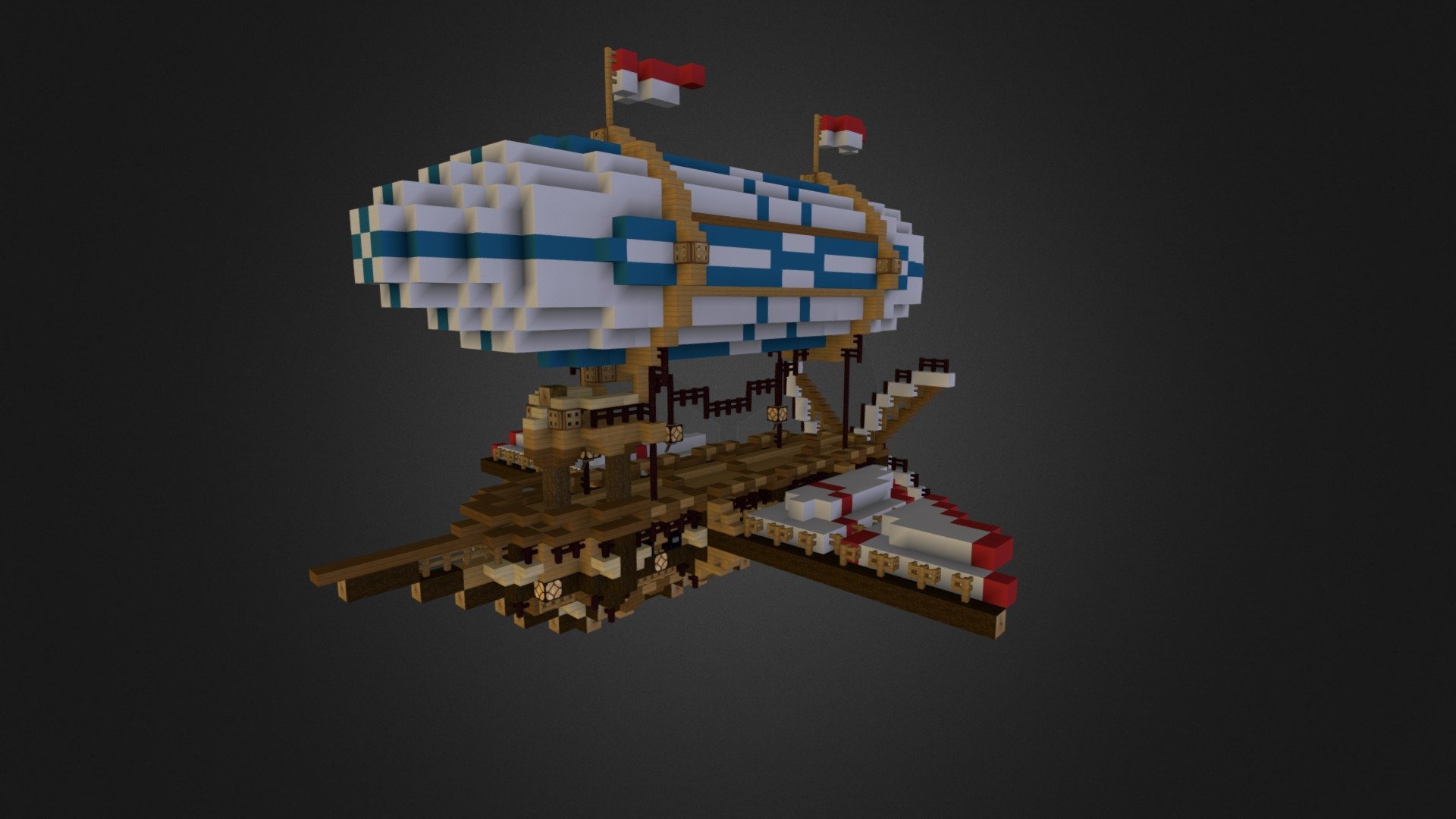 Small steampunk boat by Mekel - 3D model by Mekel [06c213a] - Sketchfab