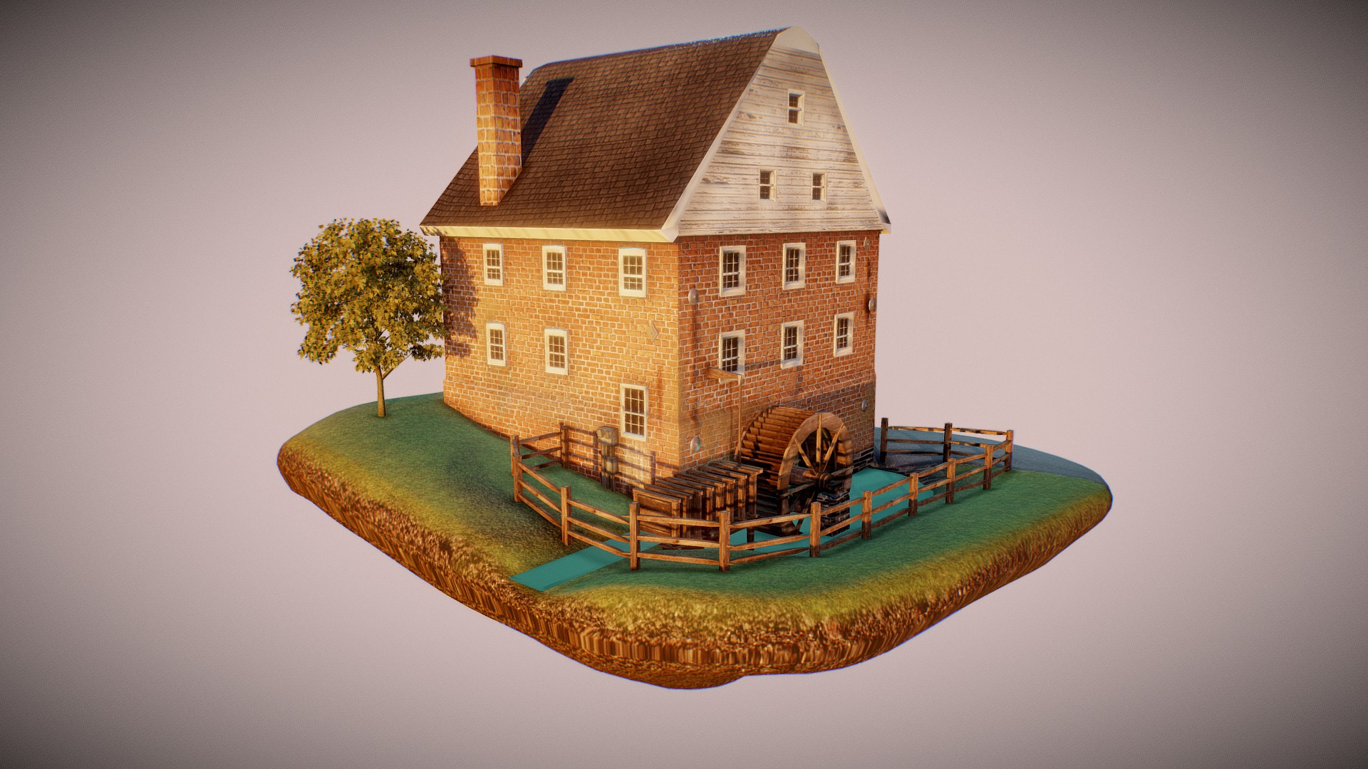 Union Mills Grist Mill - 3D model by CarrollCountyPublicLibrary ...