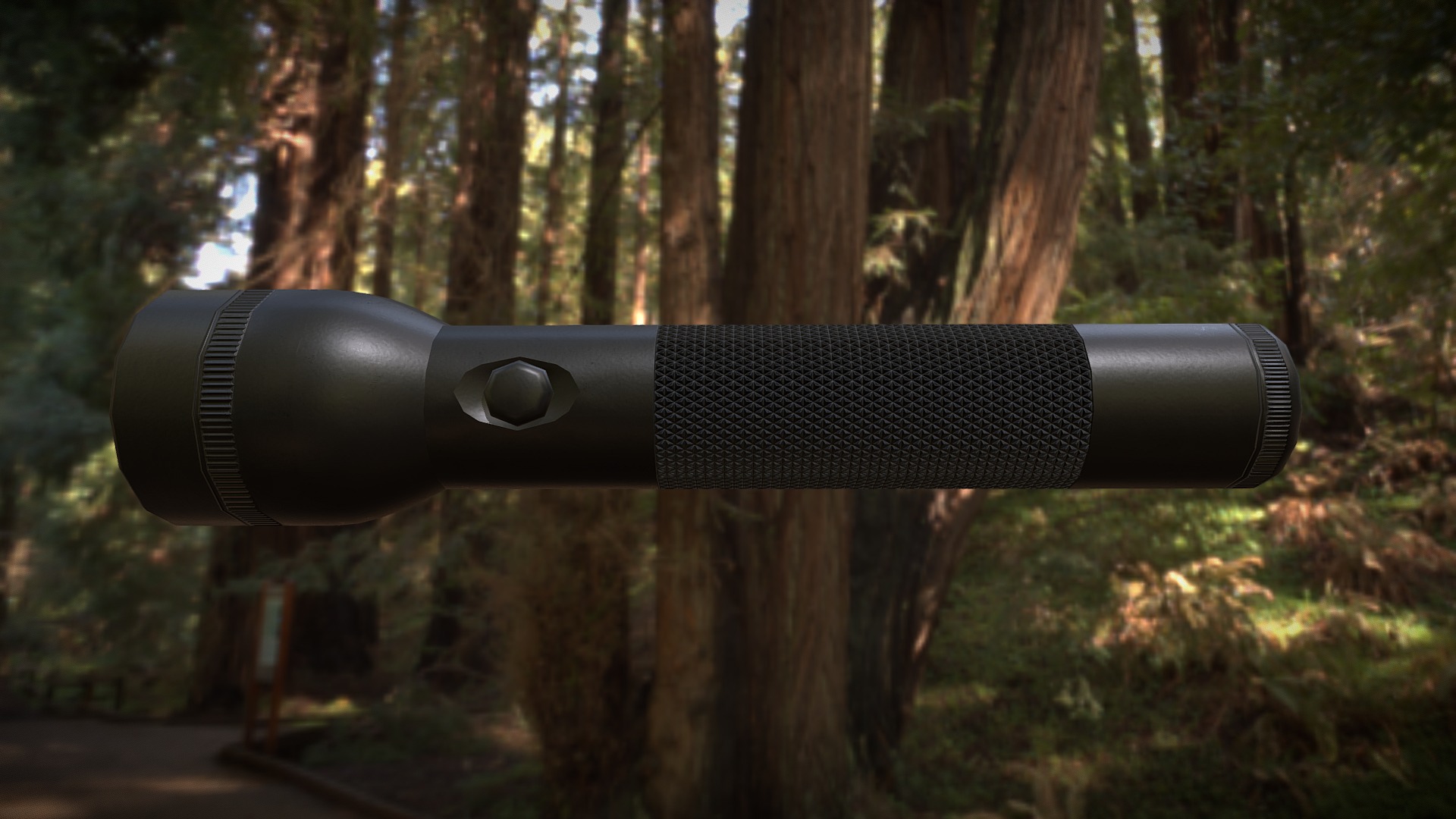 Flashlight black painted - 3D model by farkhutdinov [06c2d1f] - Sketchfab