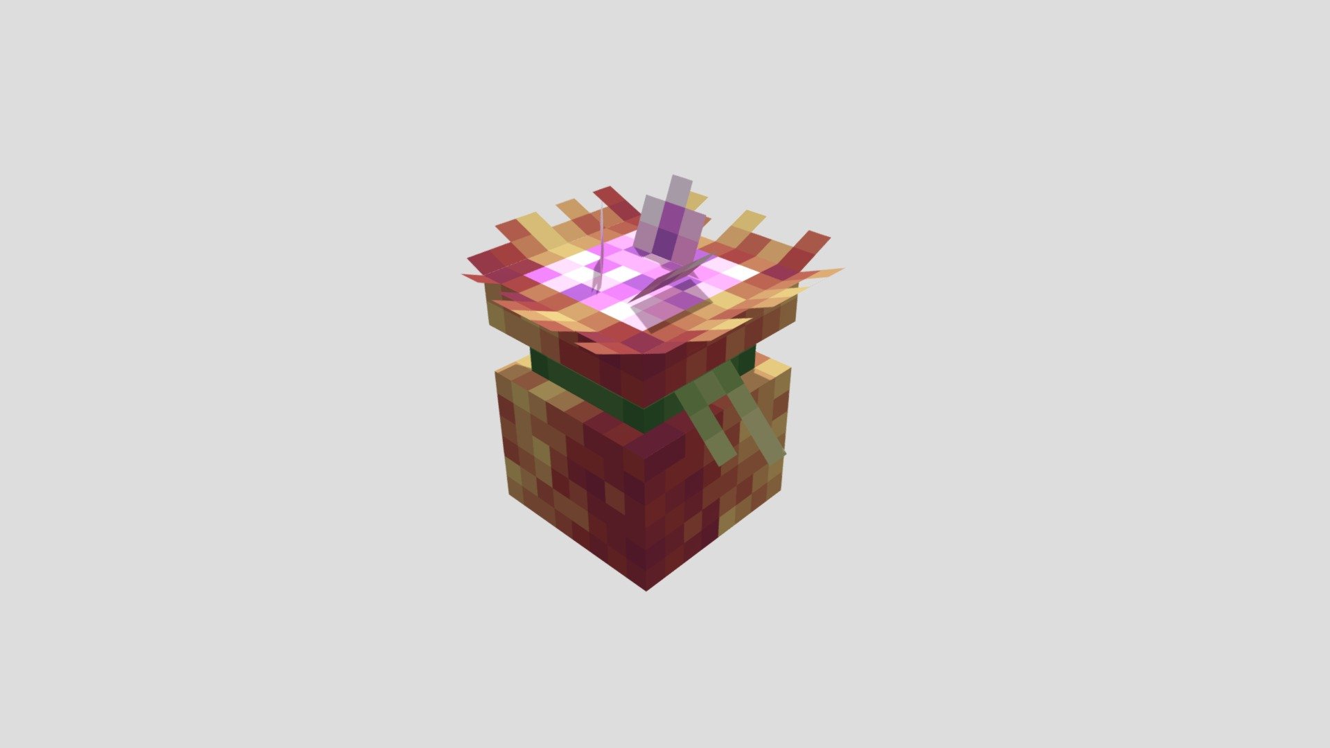 Gem sack [minecraft] - 3D model by magokskum [06c2f99] - Sketchfab