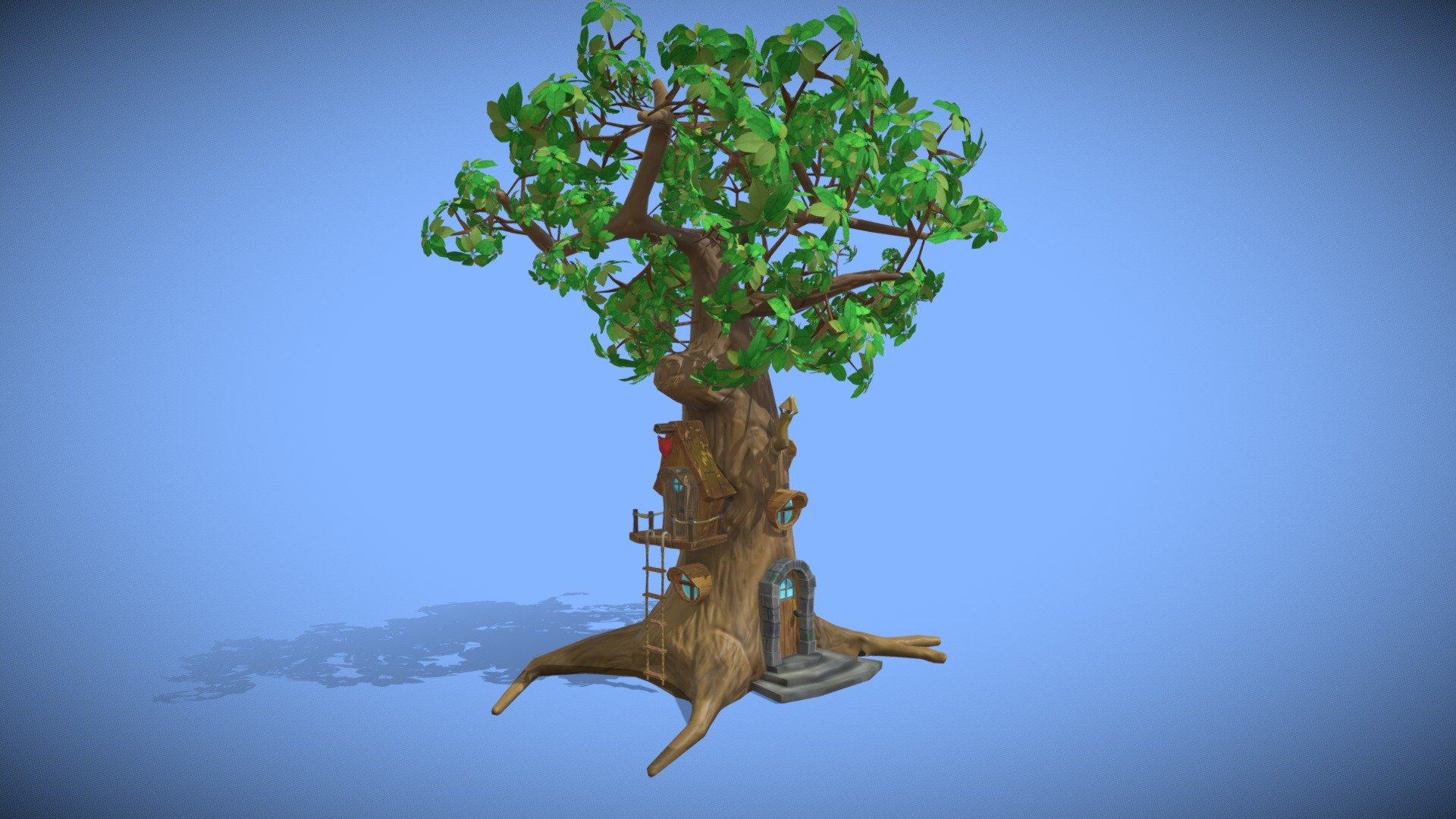 Tree House - Buy Royalty Free 3D model by pcy78 [06c6f78] - Sketchfab Store