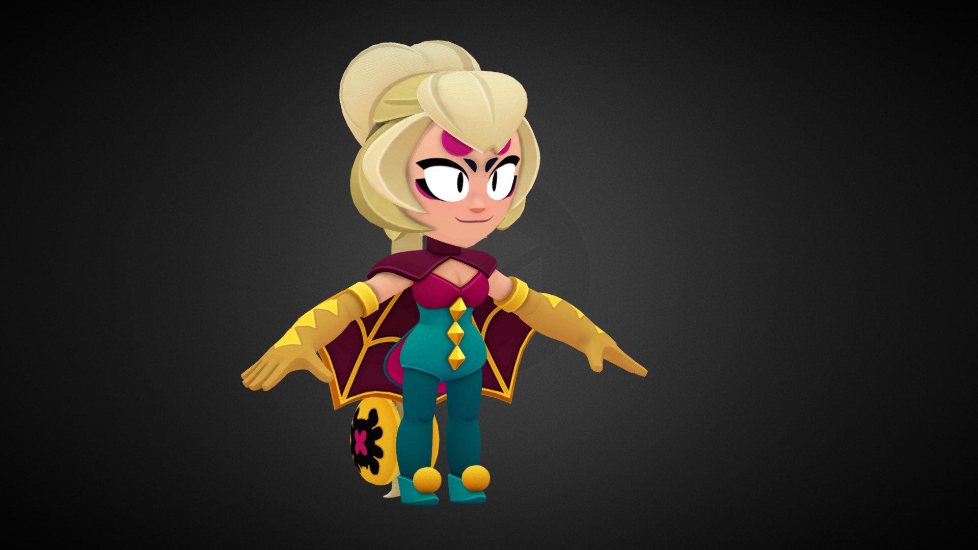 !ZIP! Charlie Brawl Stars + Rig - Download Free 3D model by Sroga ...