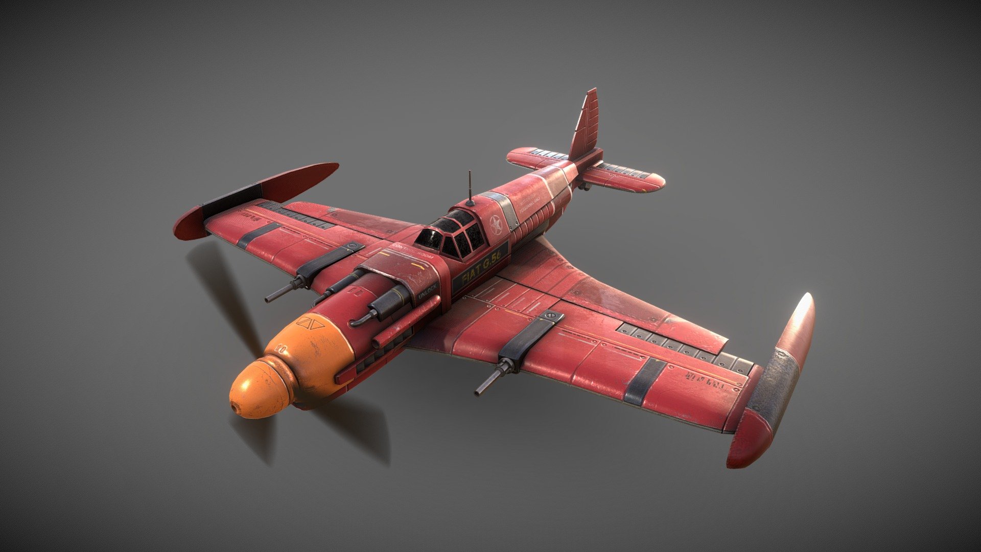 Fiat G-56 Centauro_01 - 3D model by neogools [06c8973] - Sketchfab
