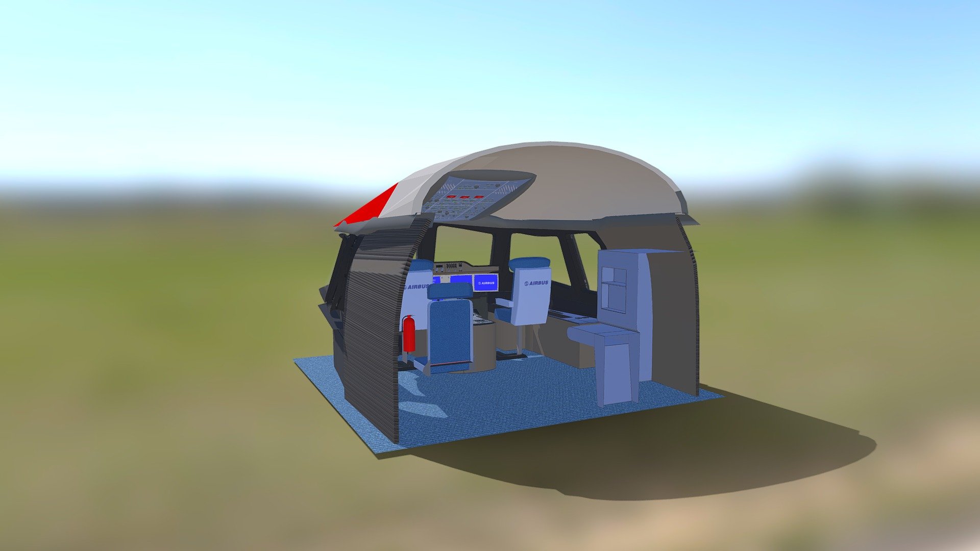 Airbus Cockpit Interior - Download Free 3D model by davidolaleye1 ...